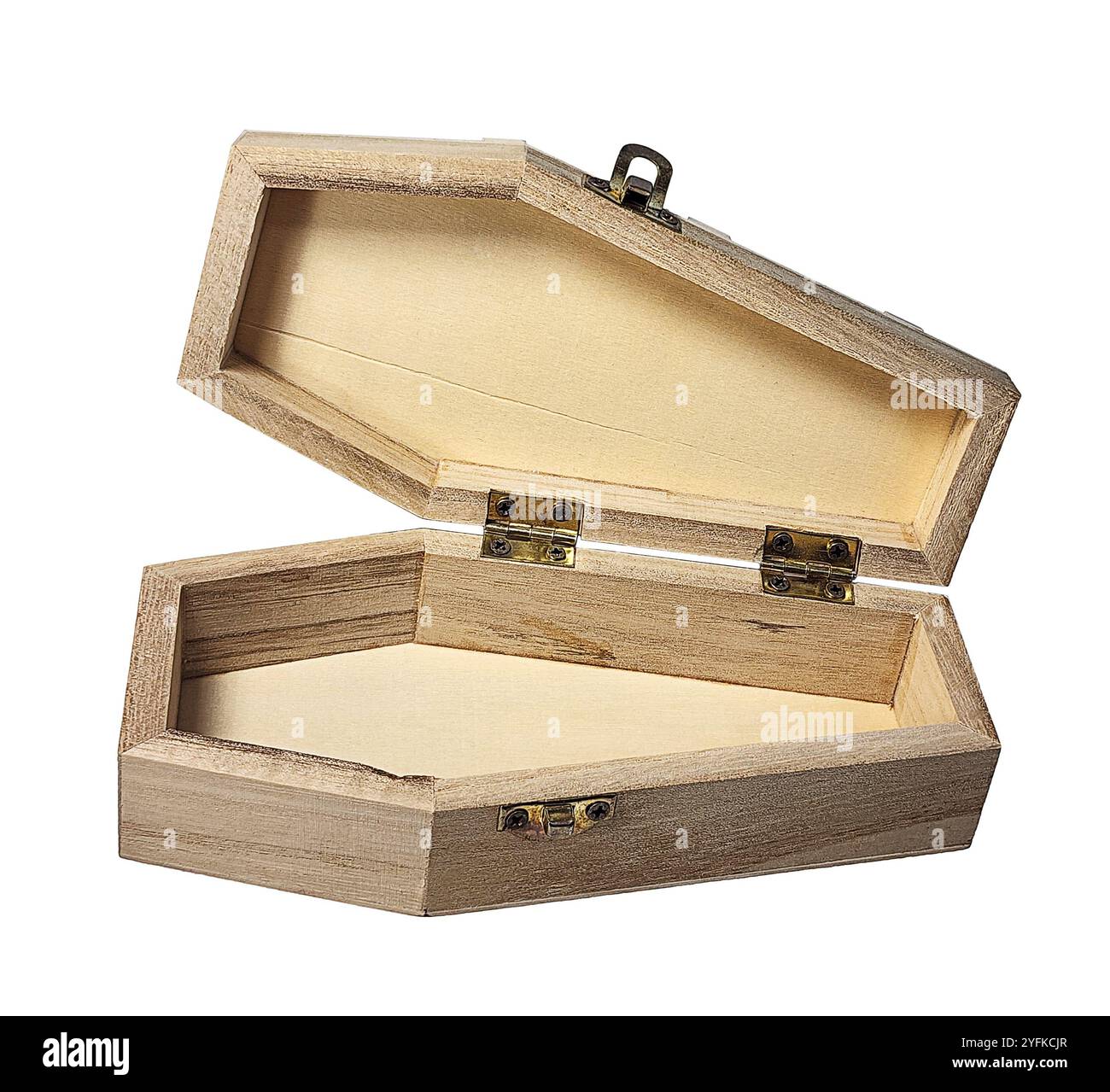 Wooden Coffin Used to Bury People Who Have Passed Stock Photo - Alamy