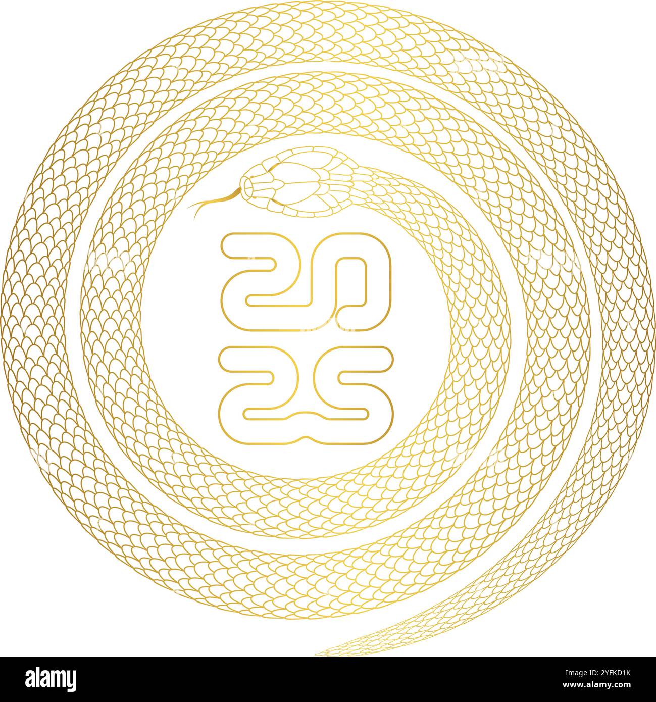 Snake coiled Stock Vector Images - Alamy