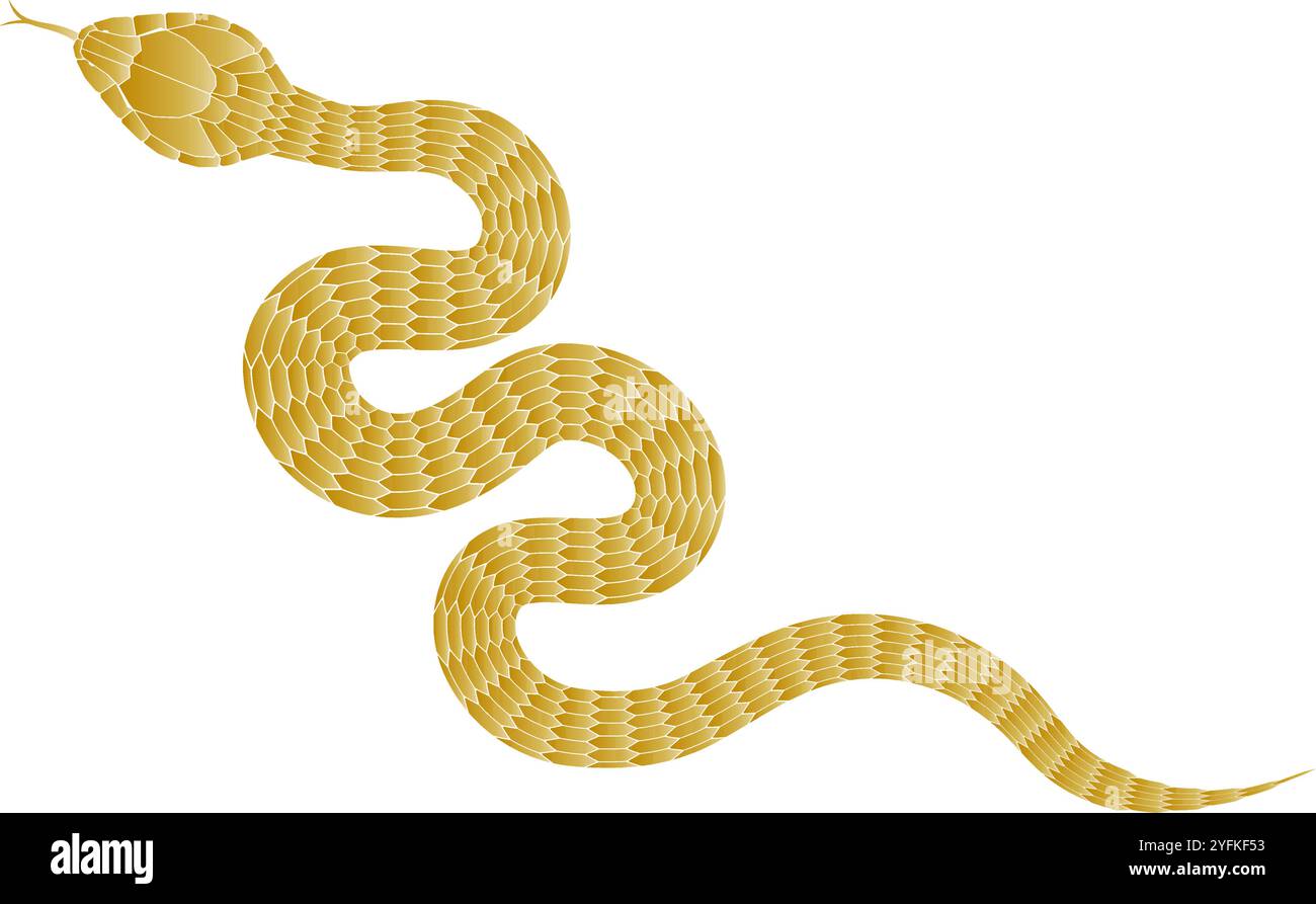 Golden snake hi-res stock photography and images - Alamy