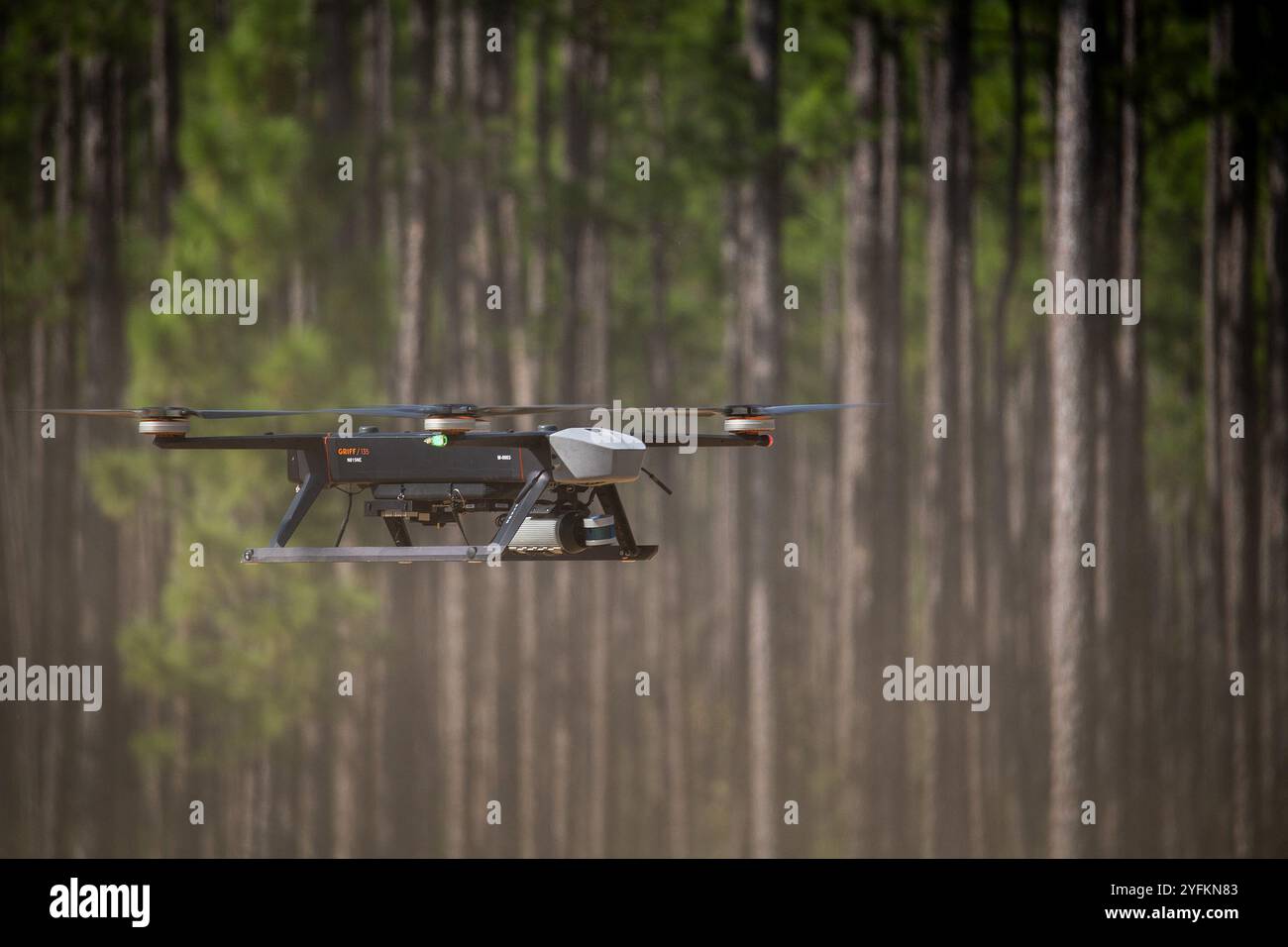 October 8, 2024 - Eglin Air Force Base, Florida, USA - An eight-foot ...