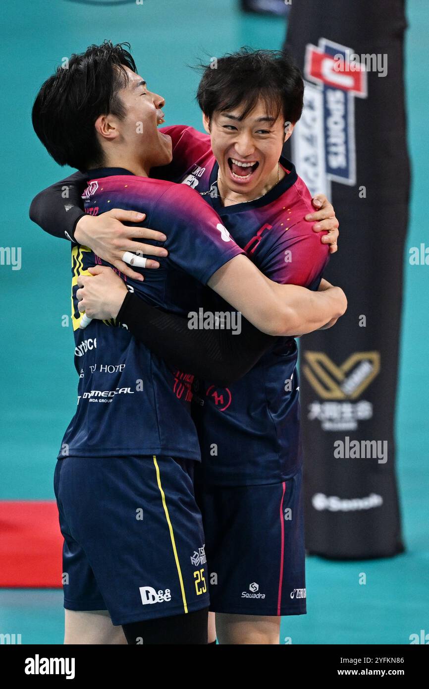 Ariake Arena, Tokyo, Japan. 3rd Nov, 2024. (L-R) Rikuto Goto, Masahiro Yanagida, NOVEMBER 3 ...