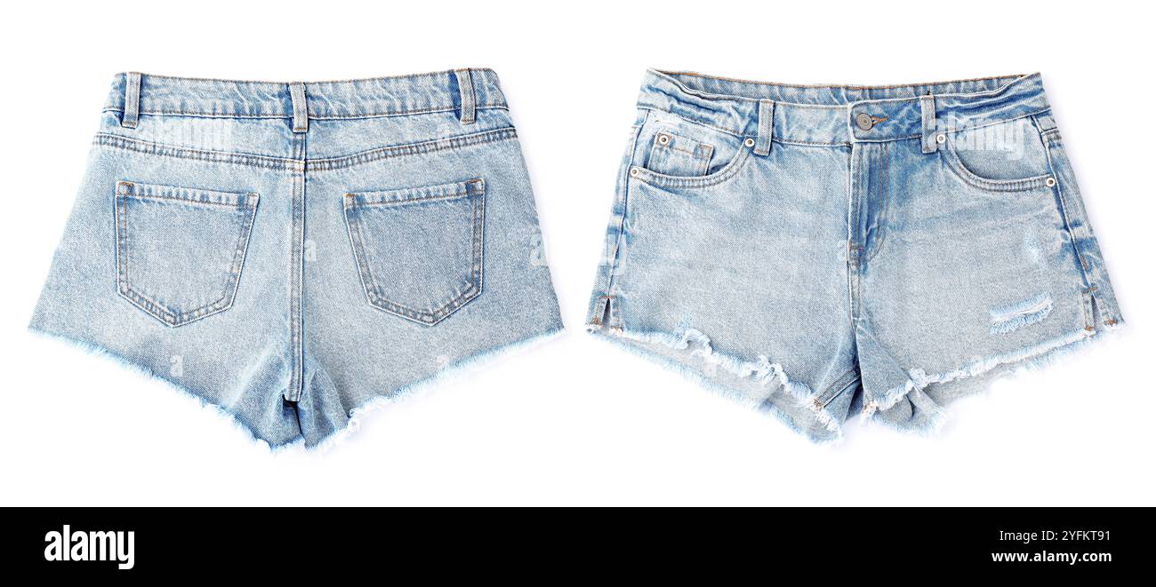 Jean shorts hi-res stock photography and images - Alamy
