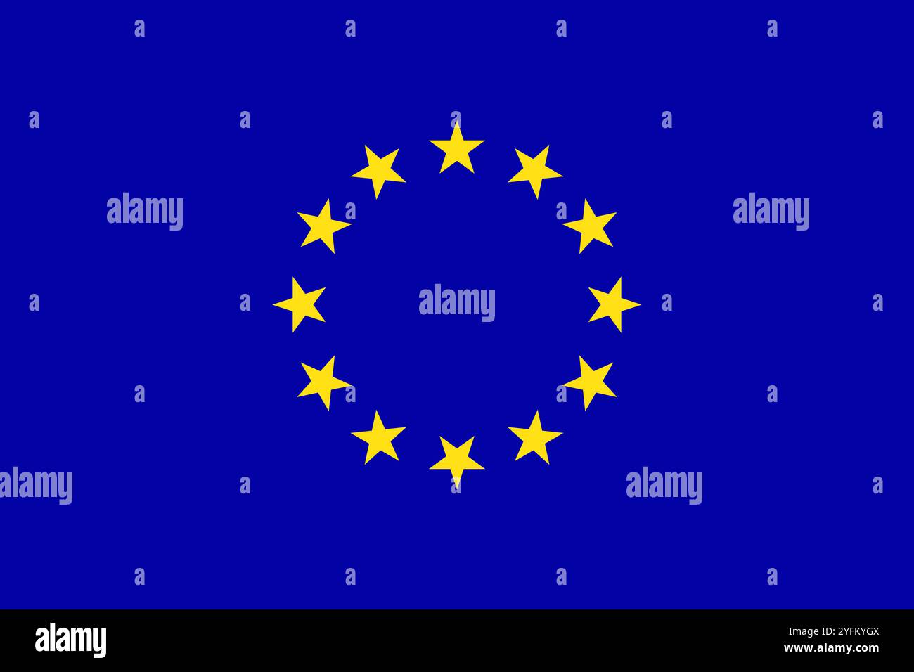 European Union Flag: Symbol of Unity and Cooperation Stock Vector Image ...