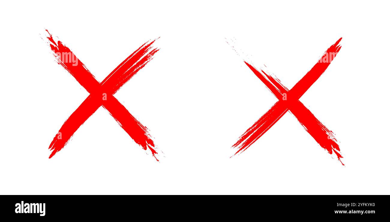 Disapproval mark Cut Out Stock Images & Pictures - Alamy