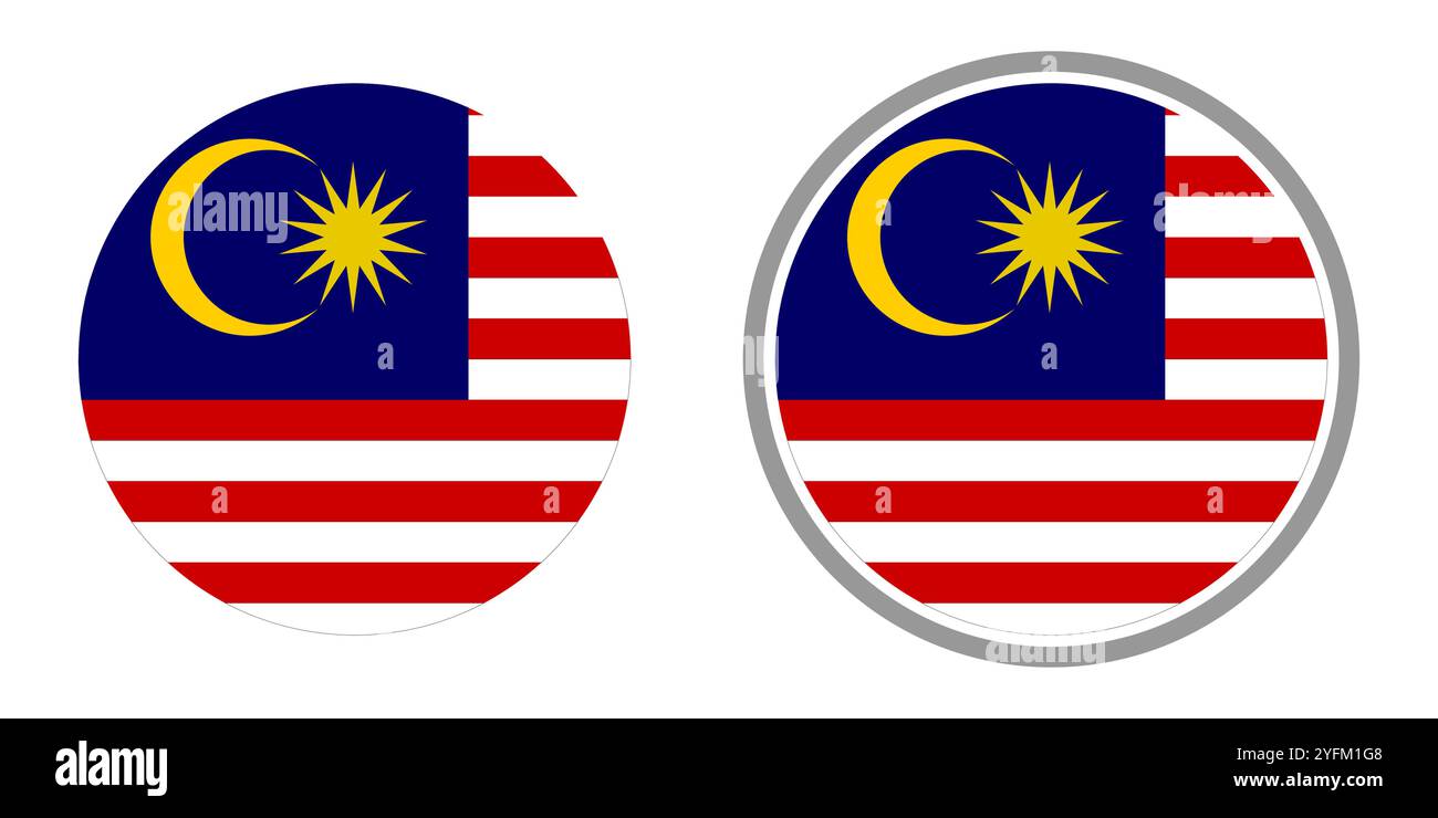 Editable vector malaysia country flag hi-res stock photography and ...