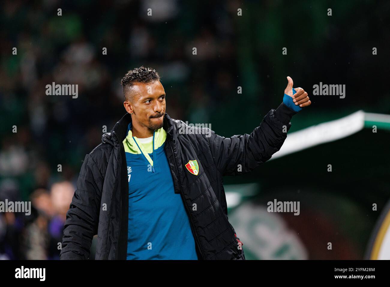 Luis Nani seen during Liga Portugal game between teams of Sporting CP ...