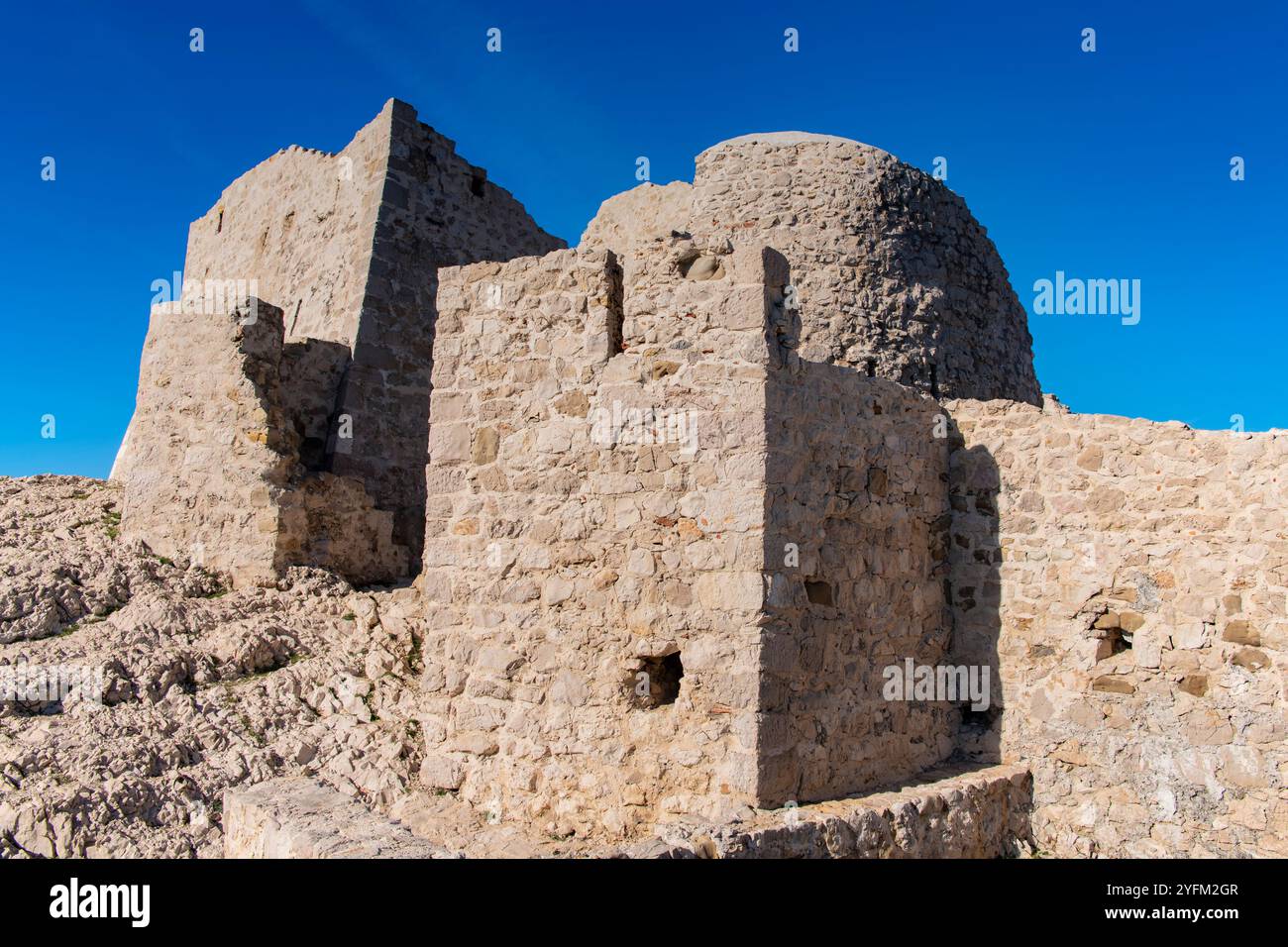 Fortica Fort in Pag Island, Croatia Stock Photo - Alamy