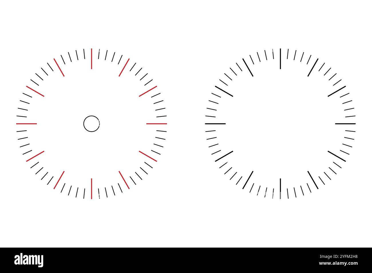 Blank Clock Faces for Design Inspiration Stock Vector Image & Art - Alamy