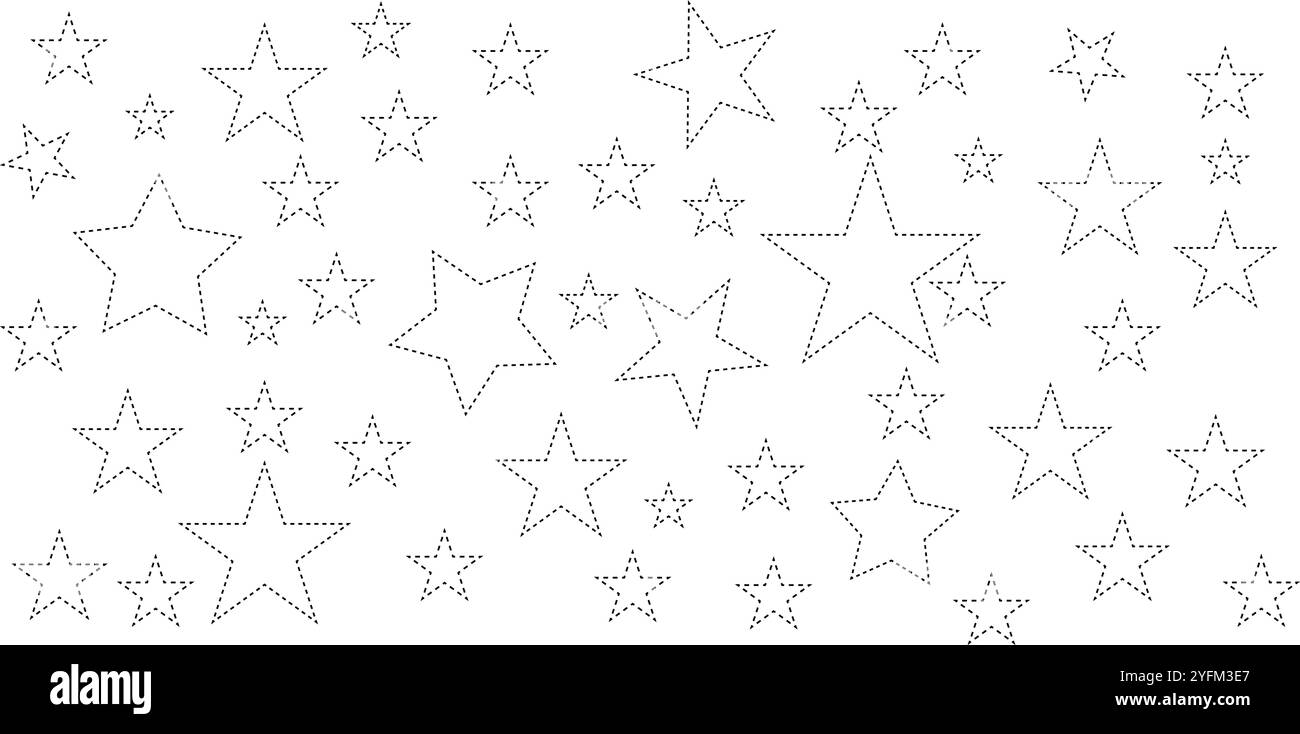 White dotted line pattern wallpaper Cut Out Stock Images & Pictures - Alamy