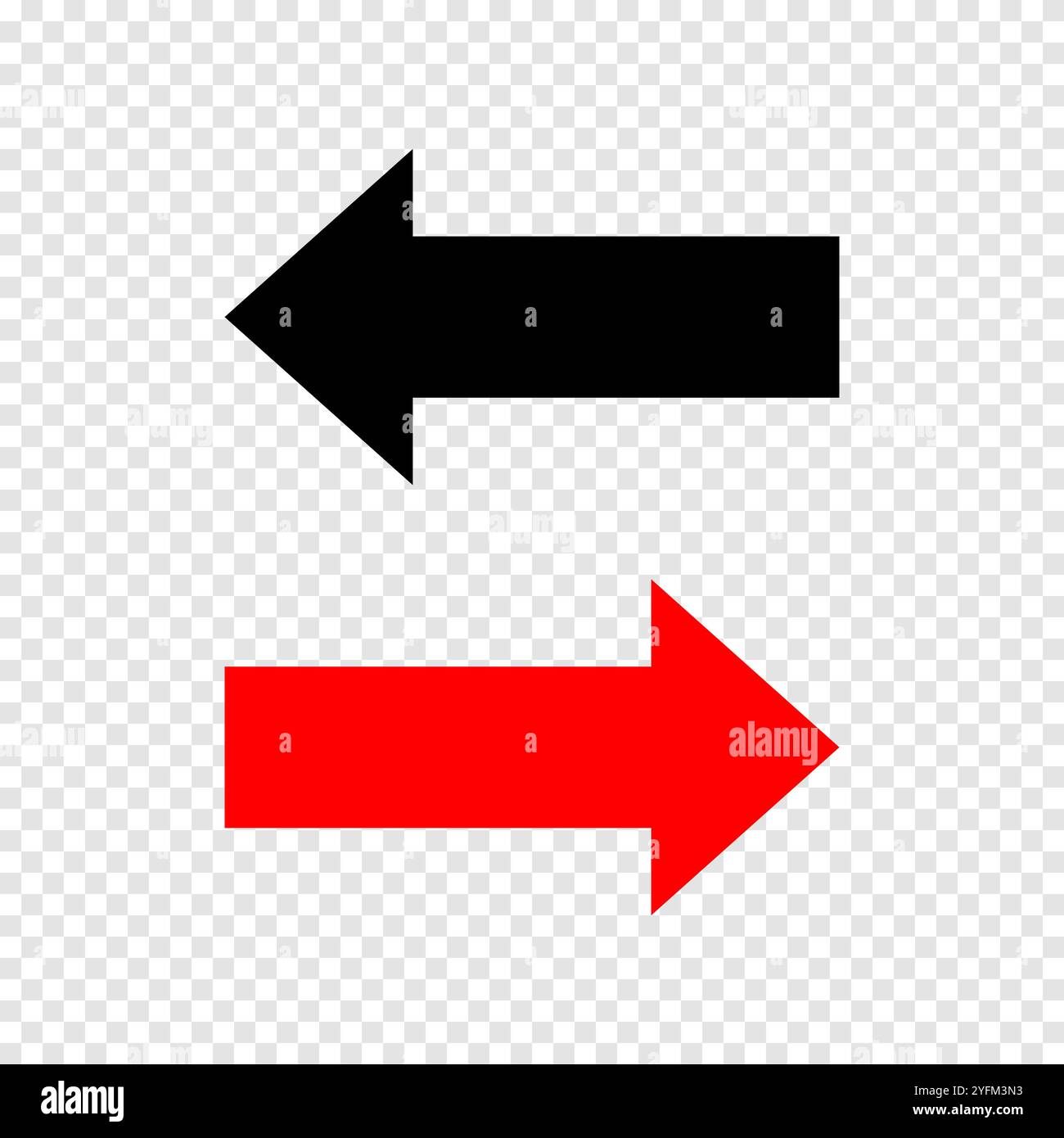 Directional cardboard arrow vector illustration Stock Vector Image & Art - Alamy