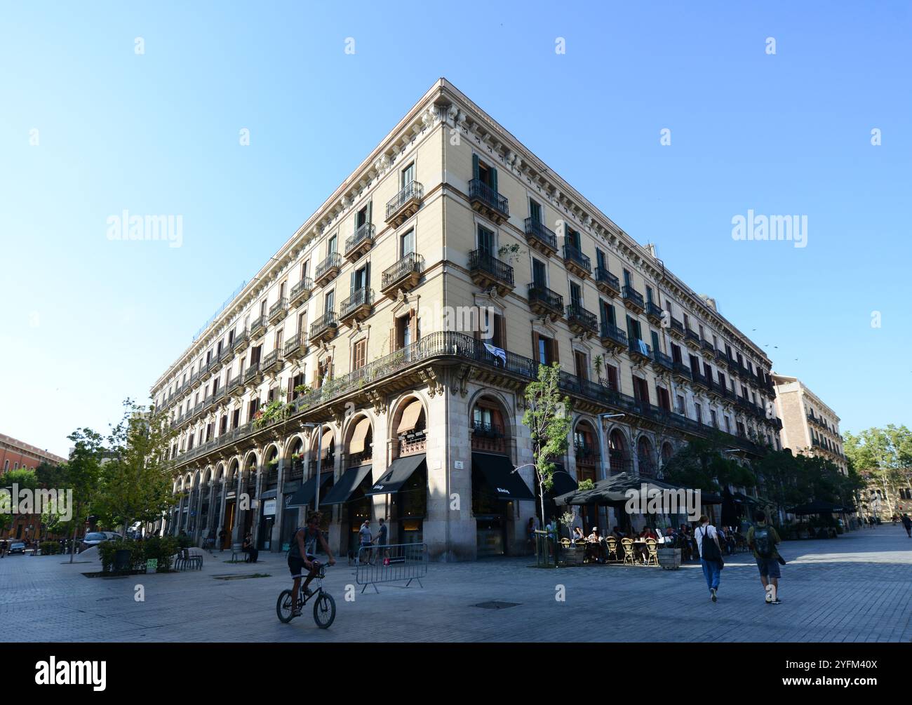 A beautiful building on the corner of Carrer del Comerç and Carrer de ...