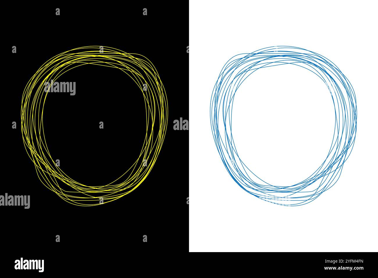 Abstract circular design features Stock Vector Images - Alamy