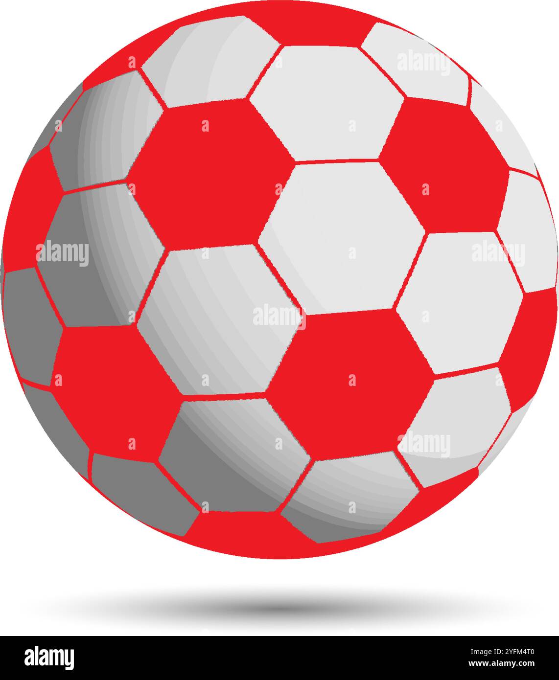 Soccer ball 3d realistic Stock Vector Images - Alamy