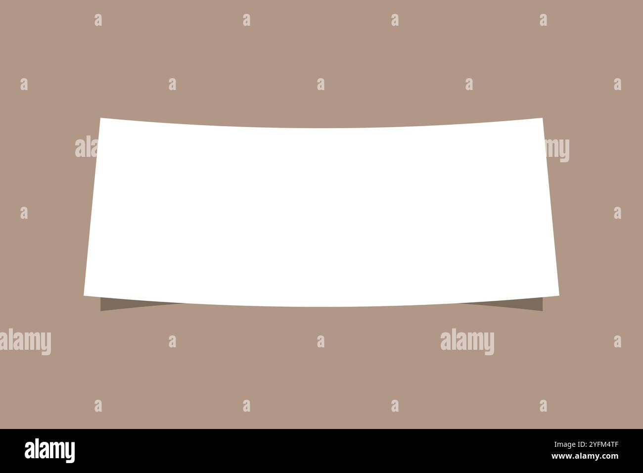 Curved paper with shadow. Paper shadow effect Stock Vector Image & Art ...