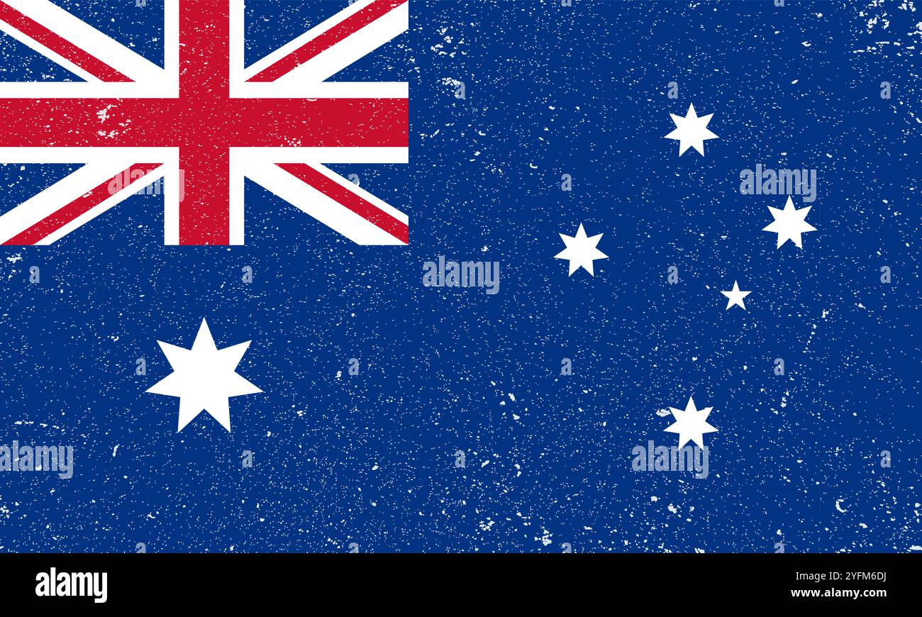 Australian flag image to print Stock Vector Images - Alamy