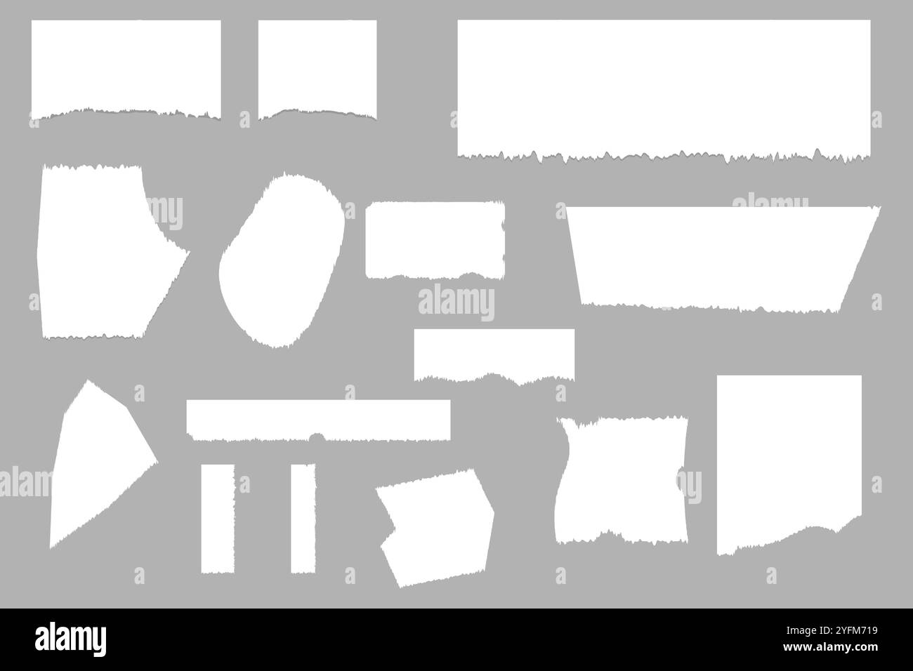 Paper collage mock up Stock Vector Images - Alamy