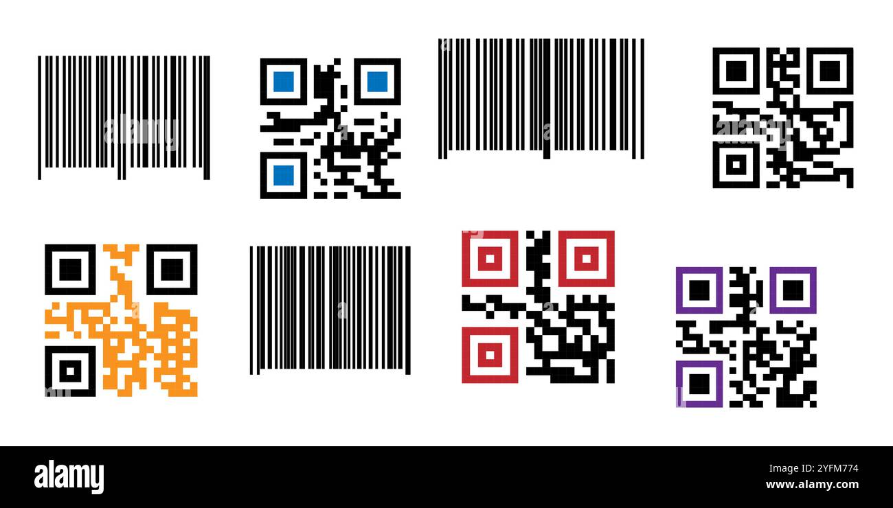 Fake QR code scan me vector illustration Stock Vector Image & Art - Alamy