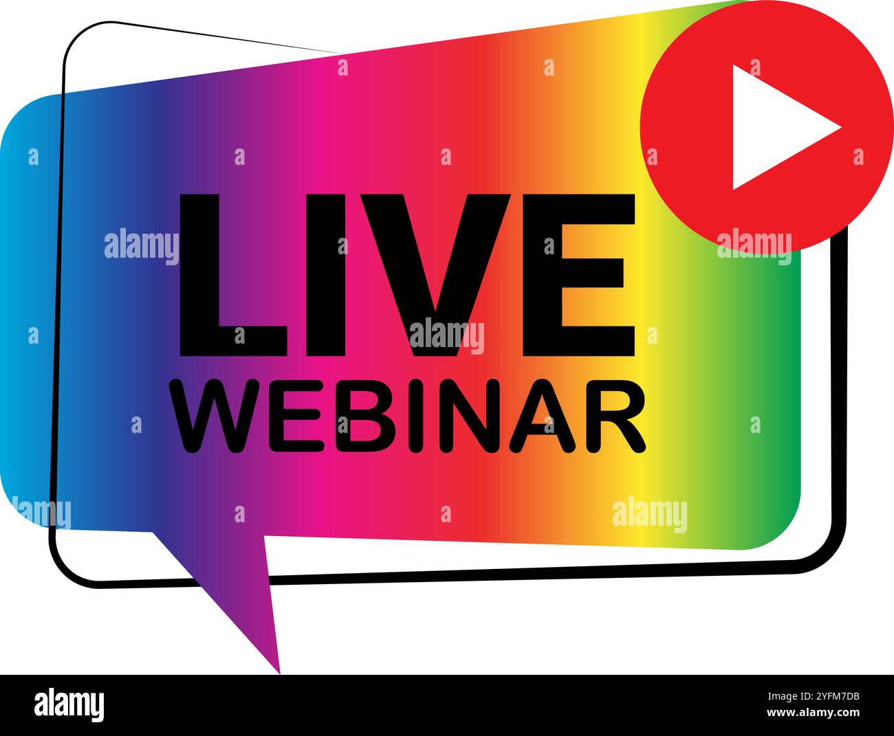 Social media live illustration Stock Vector Images - Alamy