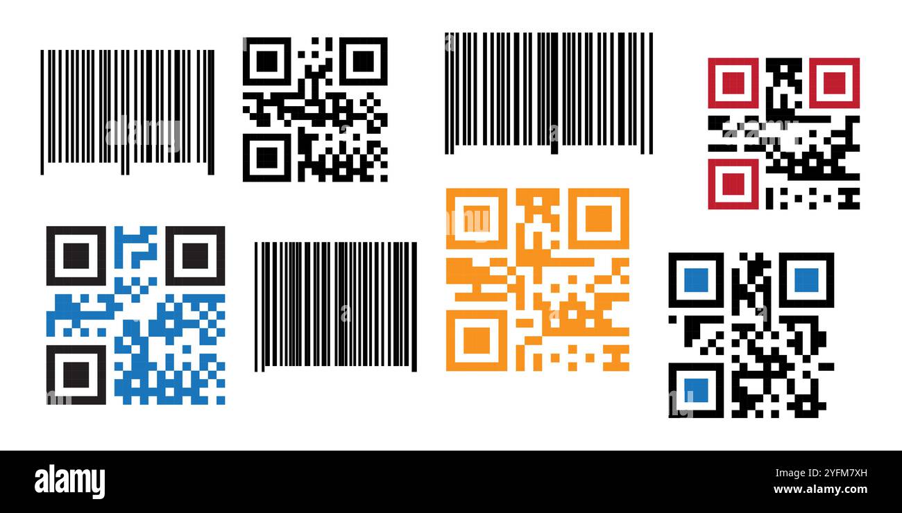 Fake QR code scan me vector illustration Stock Vector Image & Art - Alamy