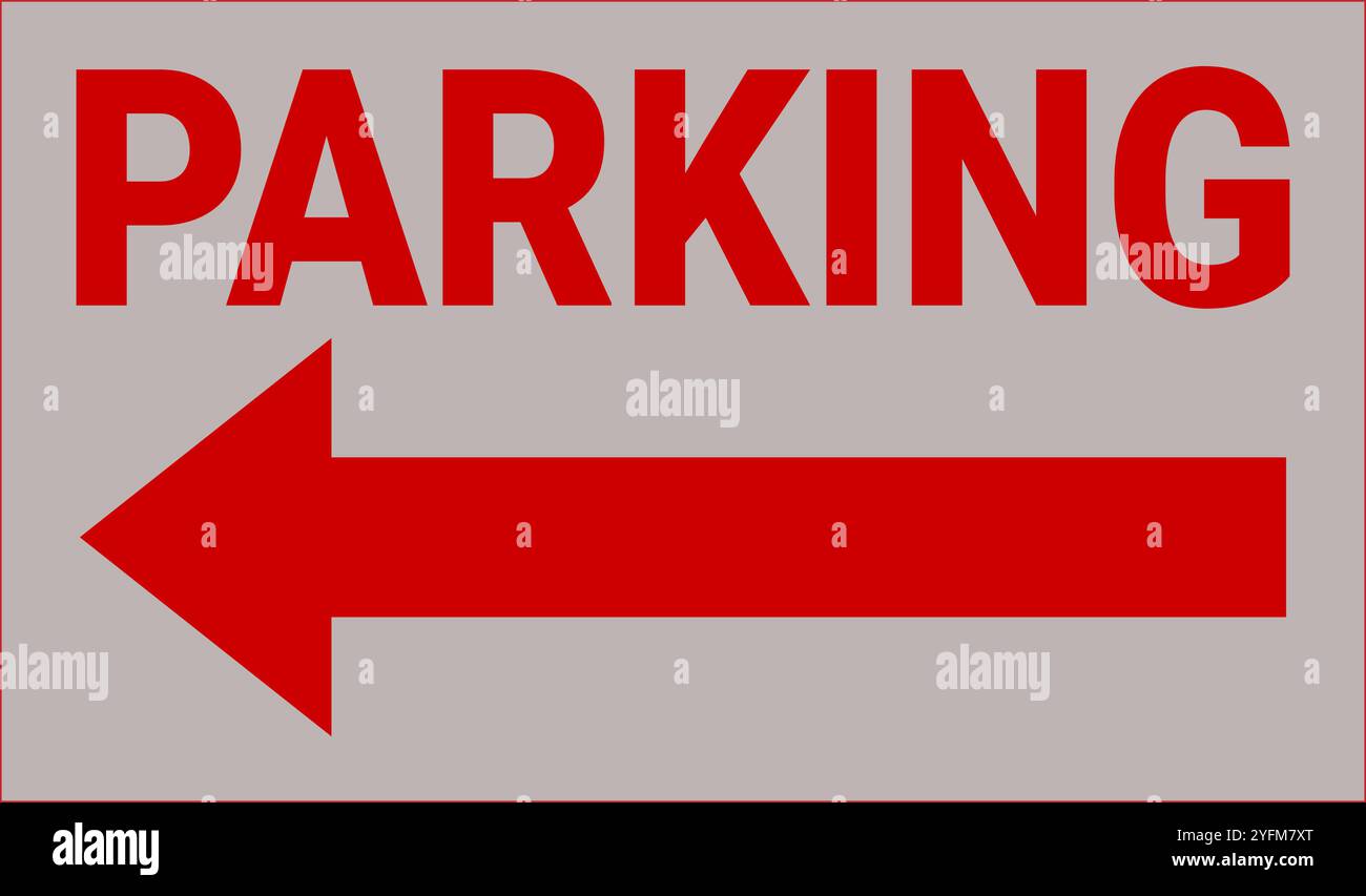 Parking sign left arrow symbol. Directional parking sign Stock Vector ... Parking sign left arrow symbol. Directional parking sign Stock Vector ...