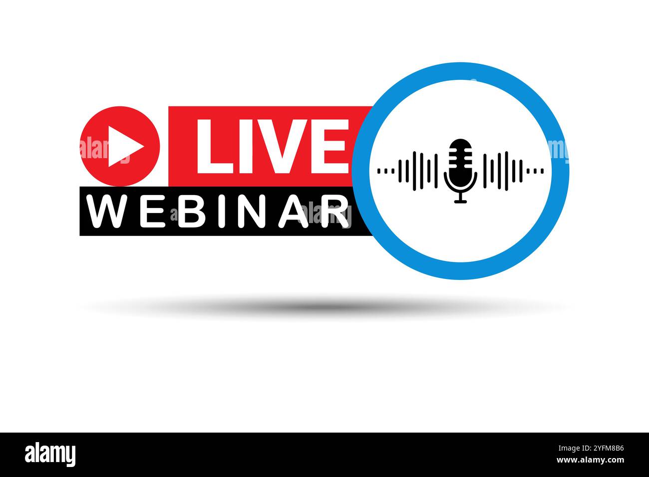 Live webinar icon vector illustration Stock Vector Image & Art - Alamy