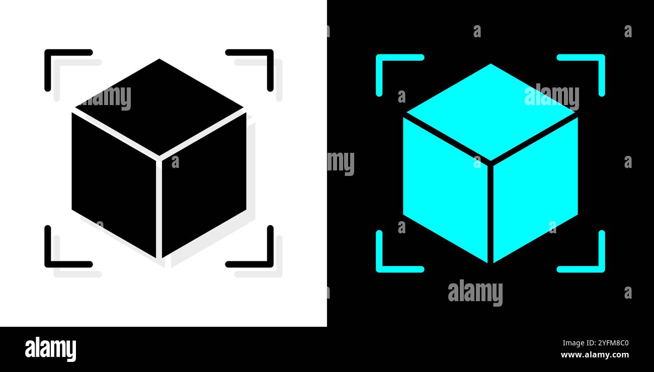 Web cube Stock Vector Images - Alamy