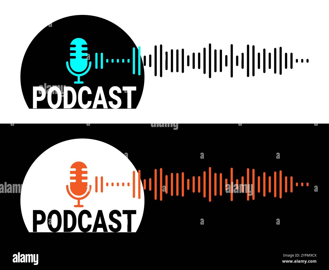 Podcast studio Stock Vector Images - Alamy
