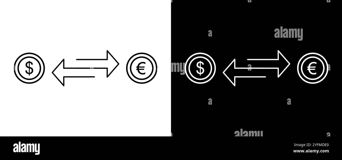 Euro sign outline white Stock Vector Images - Alamy