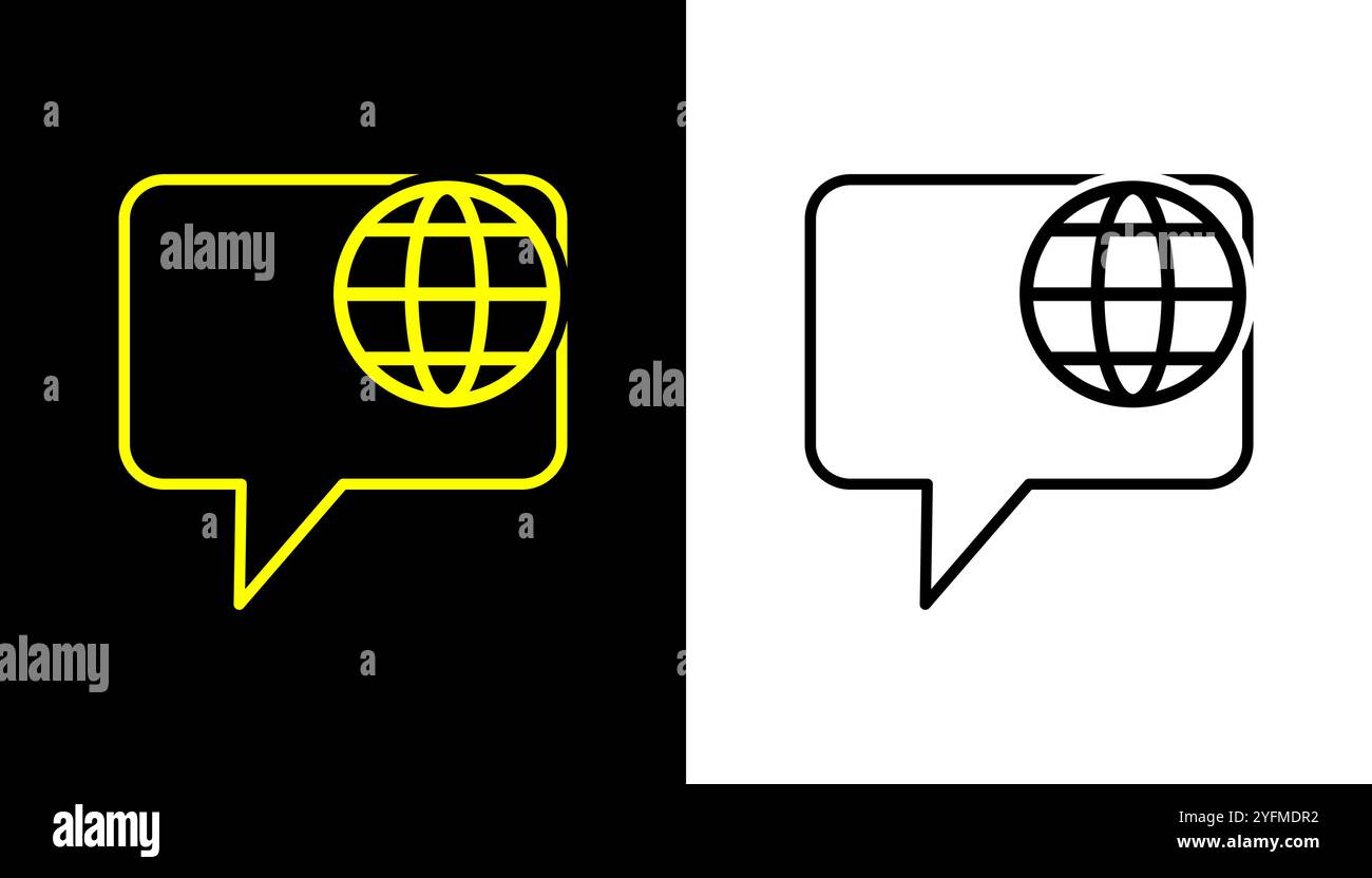 Earth globe in quote frame Stock Vector Images - Alamy