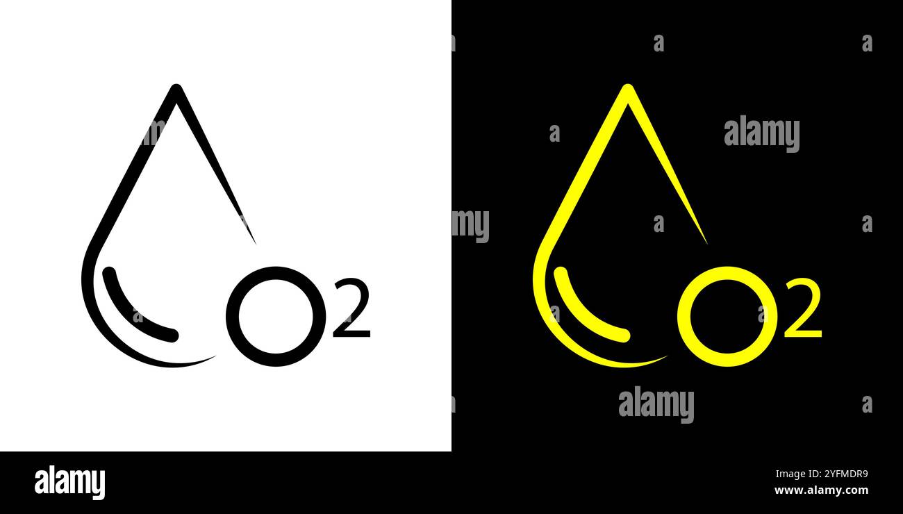 Oxygen O2 icon illustration design Stock Vector Image & Art - Alamy