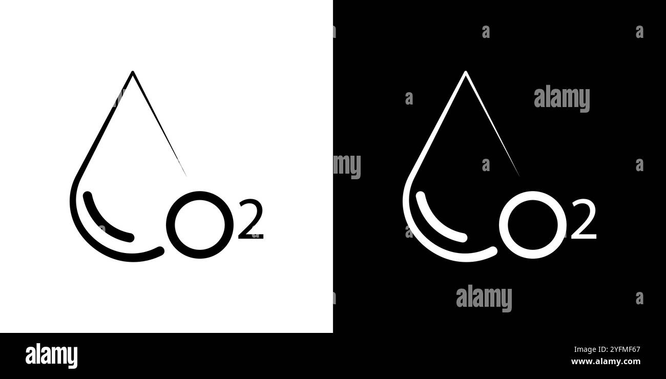 O2 gas illustration icon Stock Vector Images - Alamy