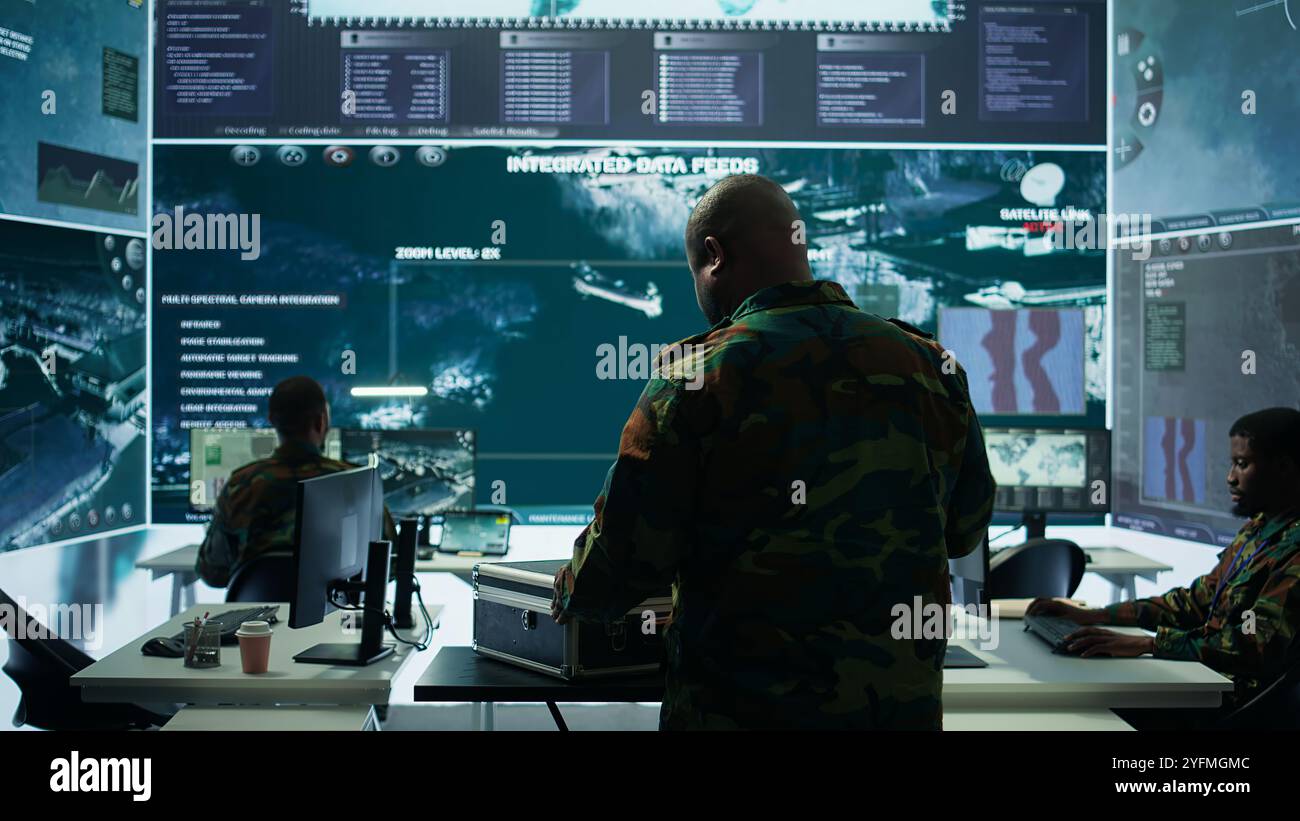 Modern military command room hi-res stock photography and images - Alamy