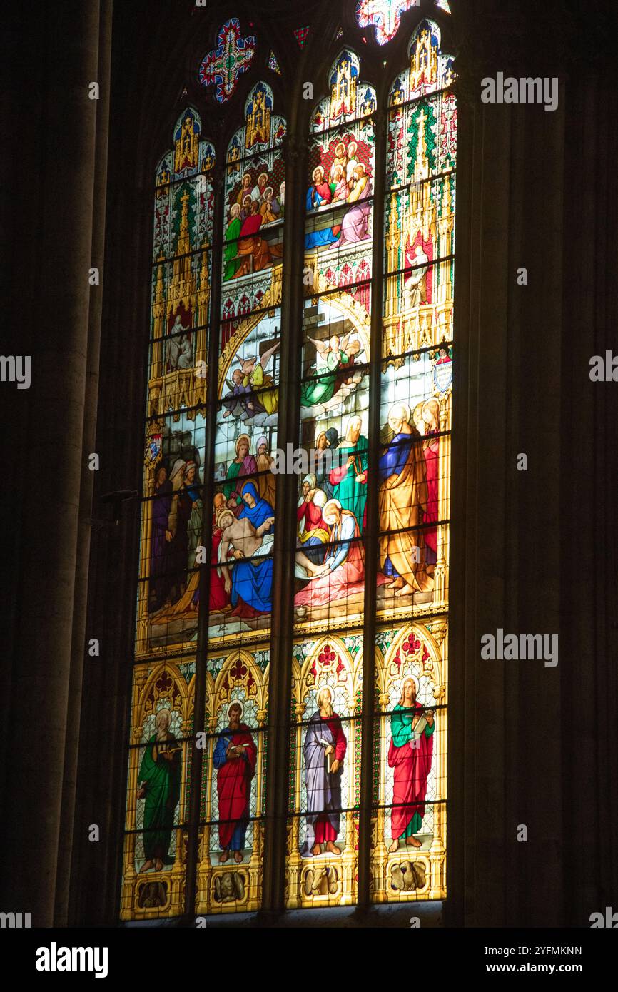 COLOGNE, GERMANY, October 15th 2023 Interior of the cathedral in ...