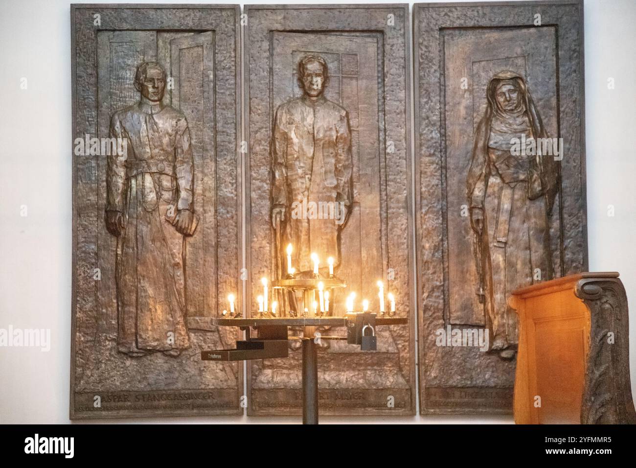 Church of Saint Peter Munich Germany with skeleton of Saint Munditia ...