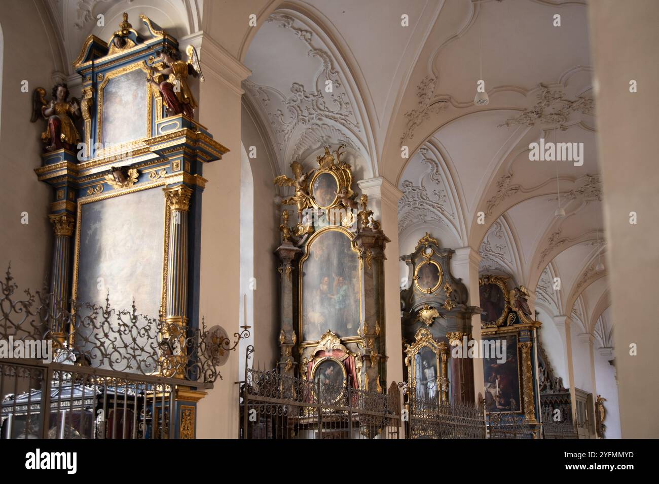 Church of Saint Peter Munich Germany with skeleton of Saint Munditia ...