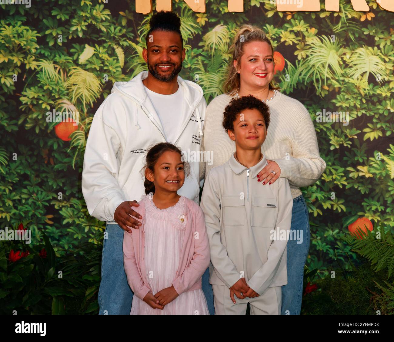 London, UK. 03rd Nov, 2024. JB Gill, Chloe Gill, Chiara Sapphire Gill ...