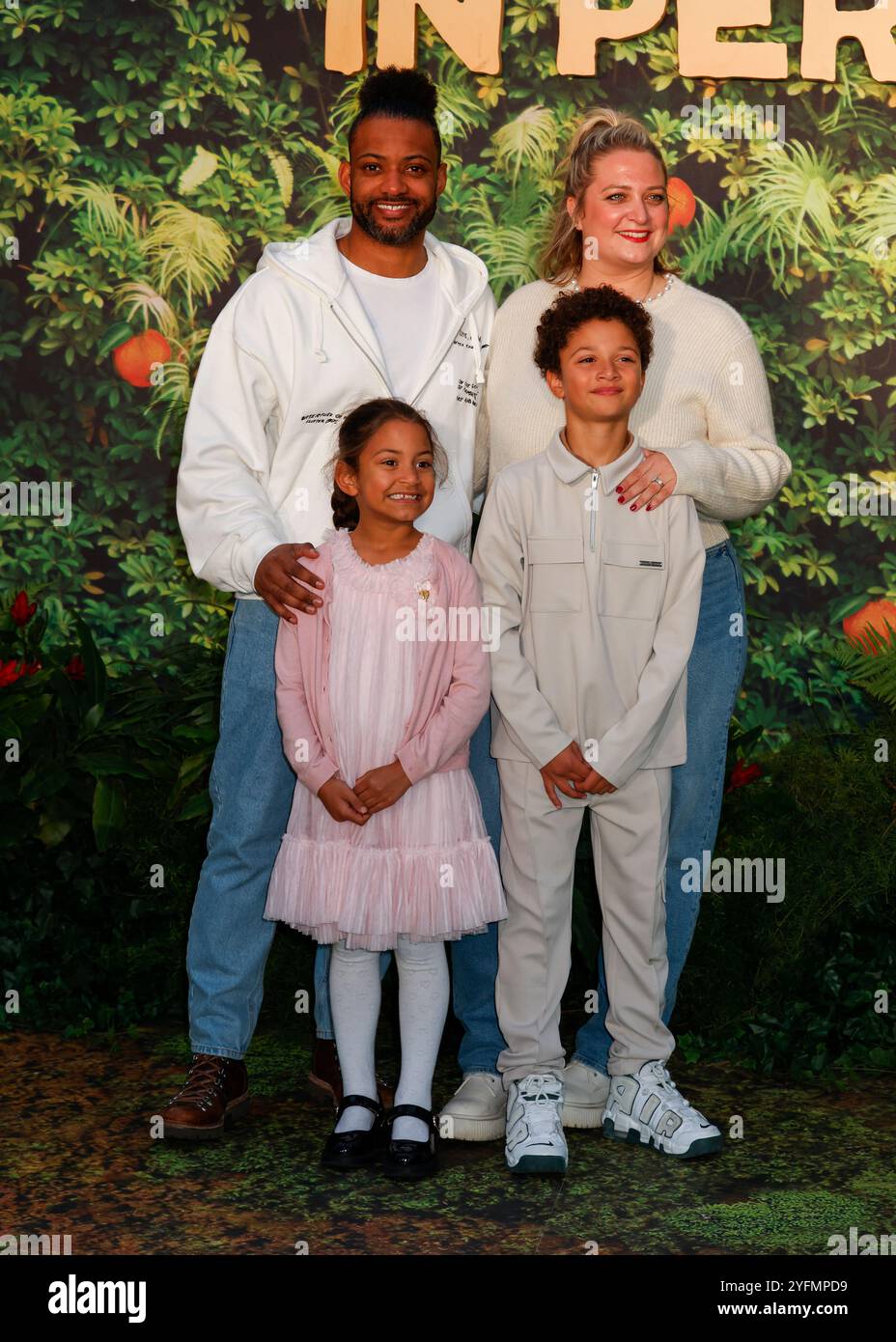 London, UK. 03rd Nov, 2024. JB Gill, Chloe Gill, Chiara Sapphire Gill ...
