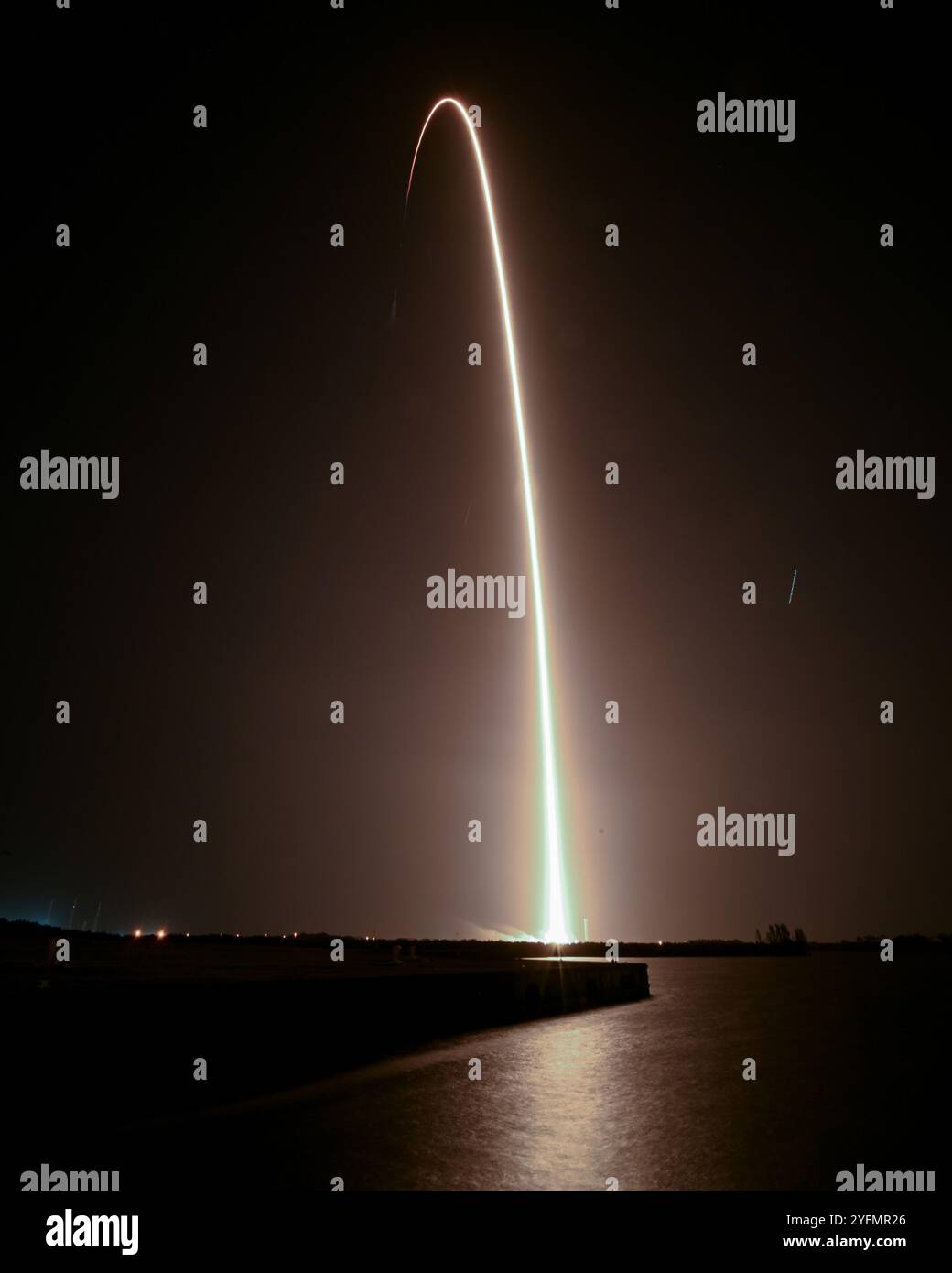 Kennedy Space Center, Florida, USA. 4th November, 2024. Timed exposure ...