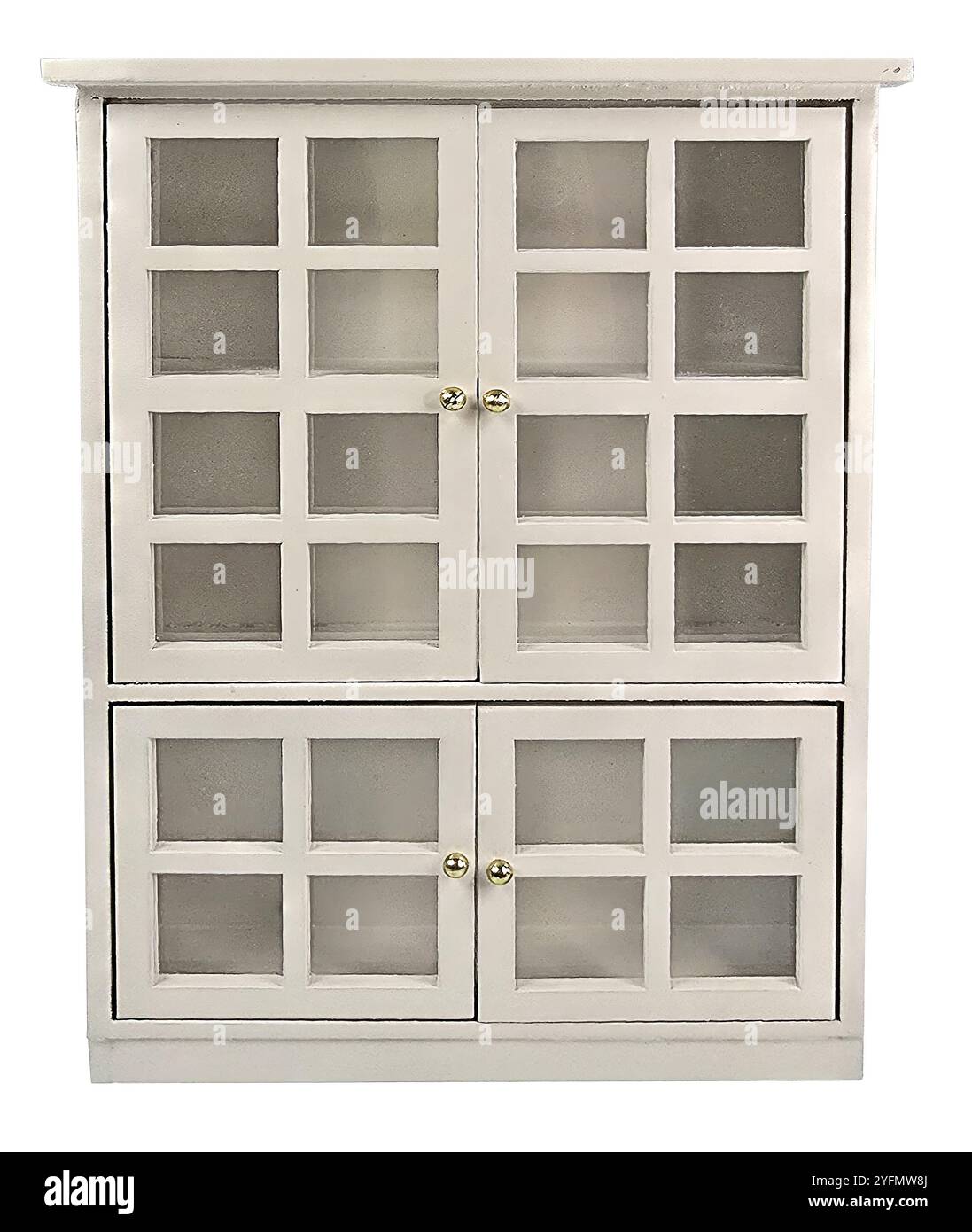 Wooden bookcase cabinet to store books or knick knacks Stock Photo - Alamy