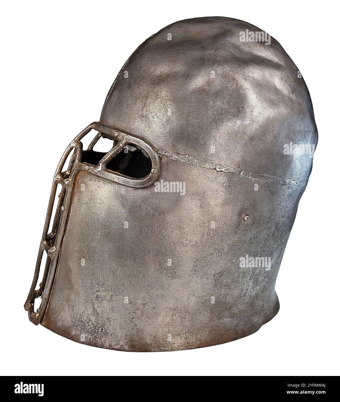 Knights helmet side view Cut Out Stock Images & Pictures - Alamy