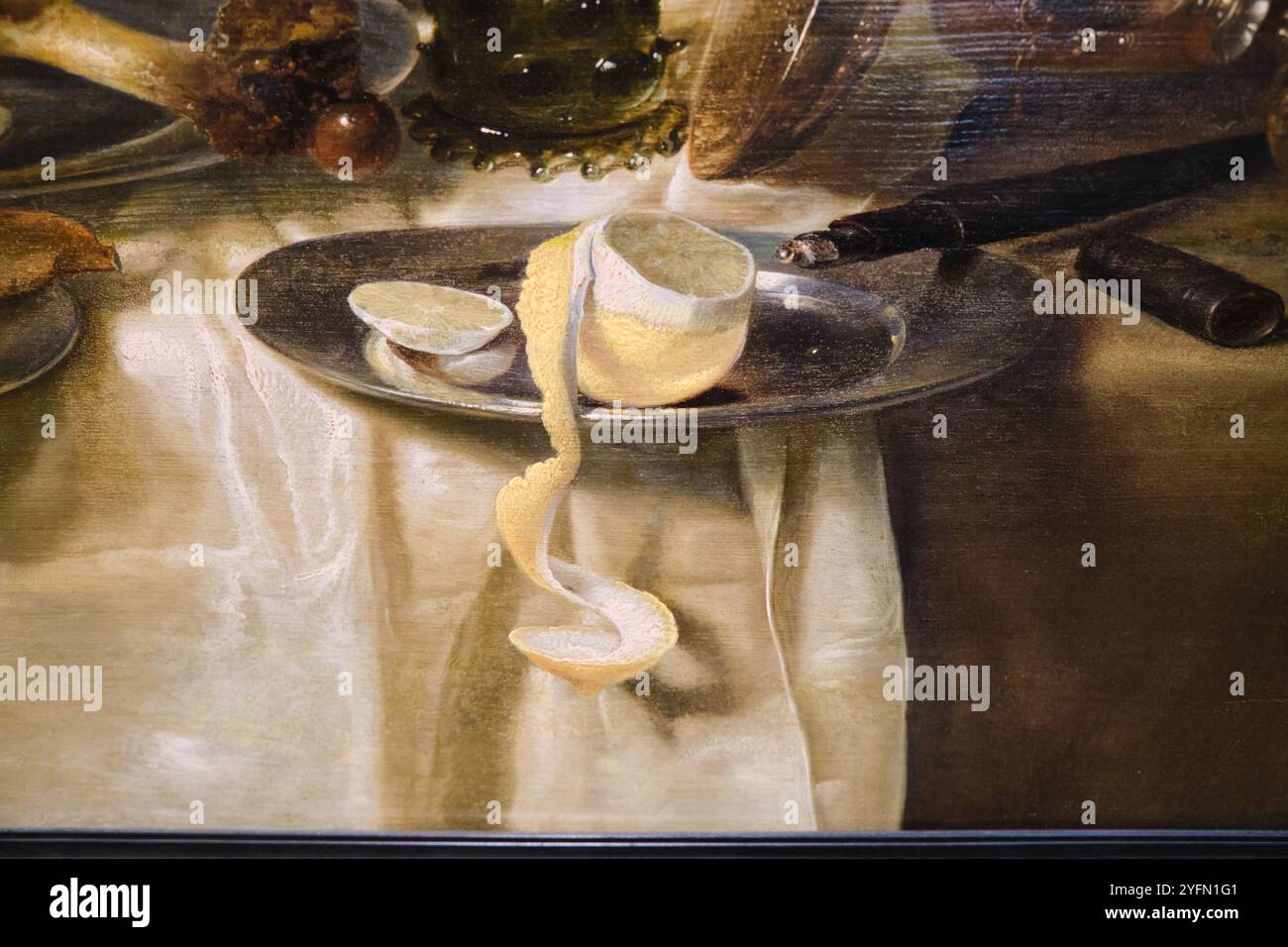 Still Life With Ham and Roemer by Willem Claesz. Amazing detail in the ...