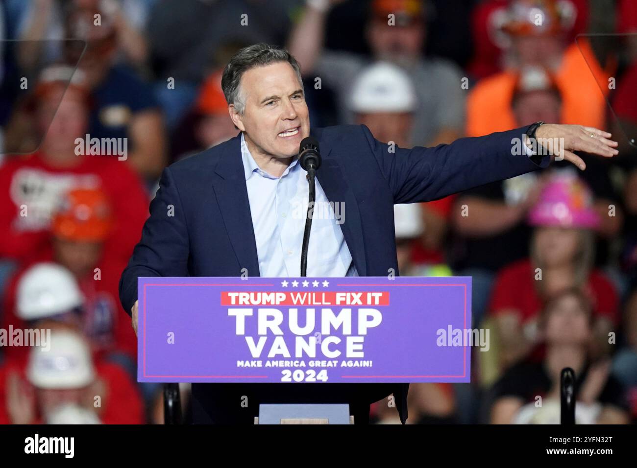 Republican Pennsylvania Senate candidate Dave McCormick speaks before ...