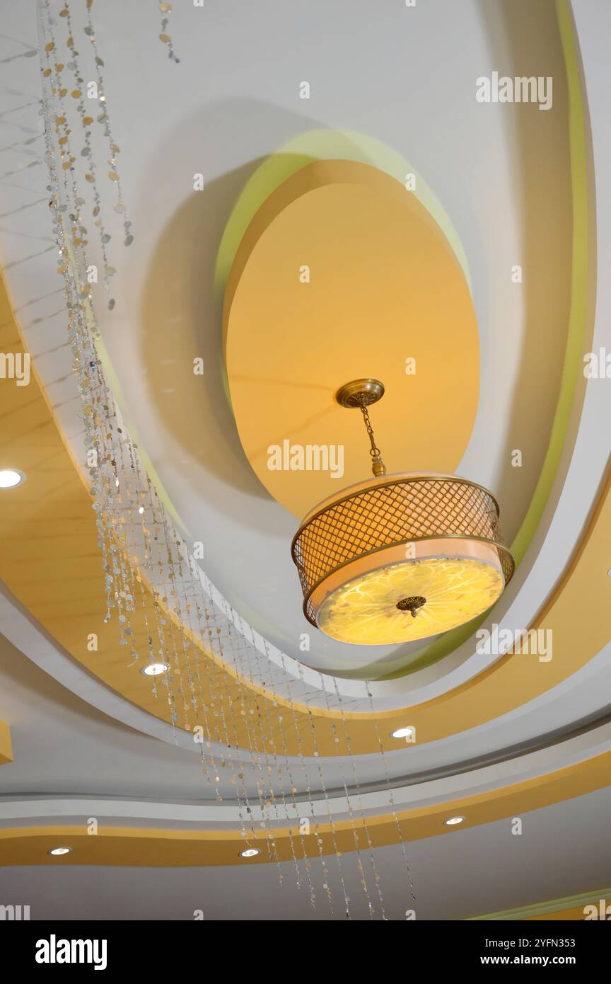 decorative lights in the ceiling Stock Photo - Alamy