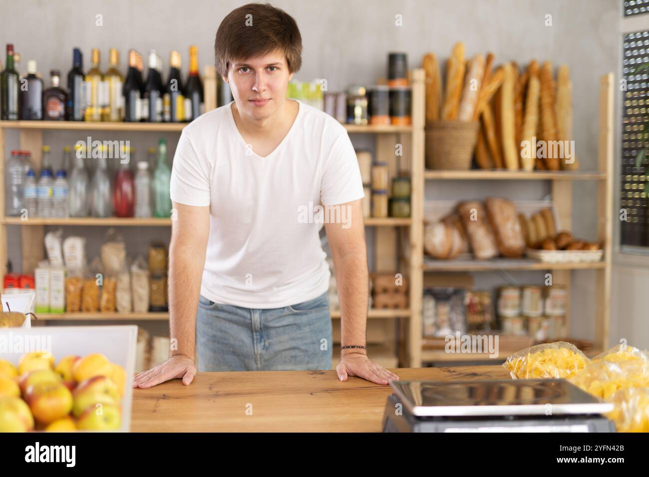 Grocery store manager salesman in hi-res stock photography and images ...