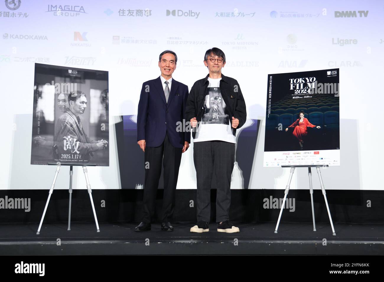 Tokyo, Japan. November 4, 2024. 4th Nov, 2024. Kyozo Nagatsuka, Daihachi Yoshida, November 4 ...