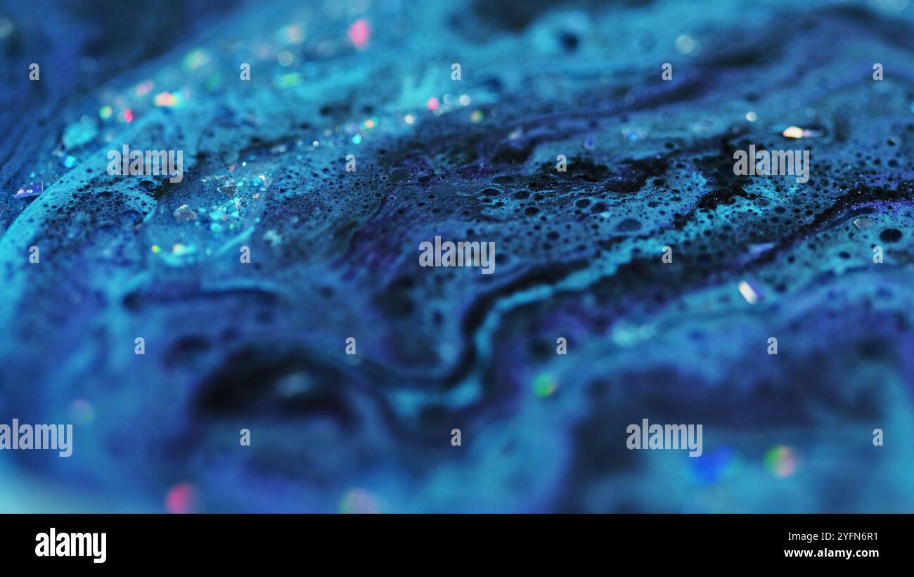 Foam fluid blend paint flow hi-res stock photography and images - Alamy