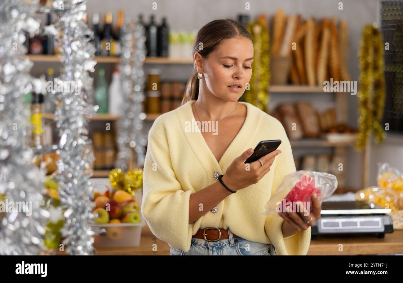 Woman scans barcode on hi-res stock photography and images - Alamy