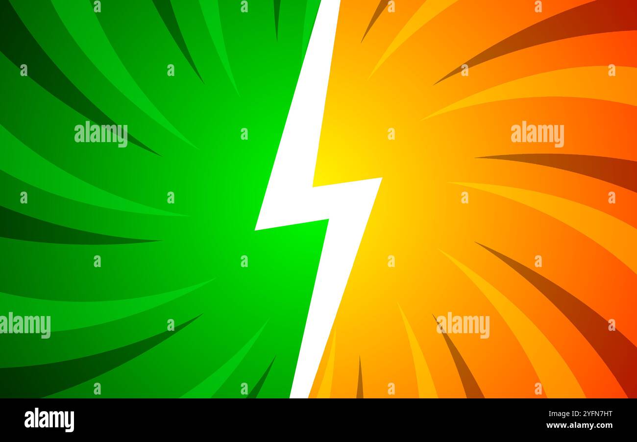 Versus battle retro background with halftones. Vector illustration ...