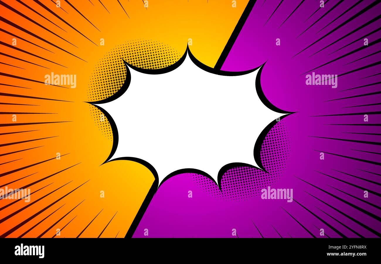 Versus battle retro background with halftones. Vector illustration ...