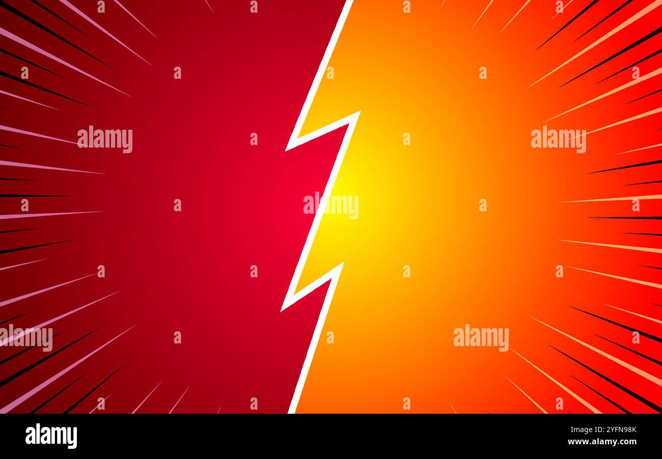 Versus battle retro background with halftones. Vector illustration ...